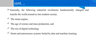 Emerging Technology freshman course Chapter 1. pptx f | PPTX