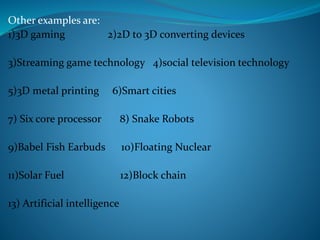 Cutting-edge technology presentation | PPTX