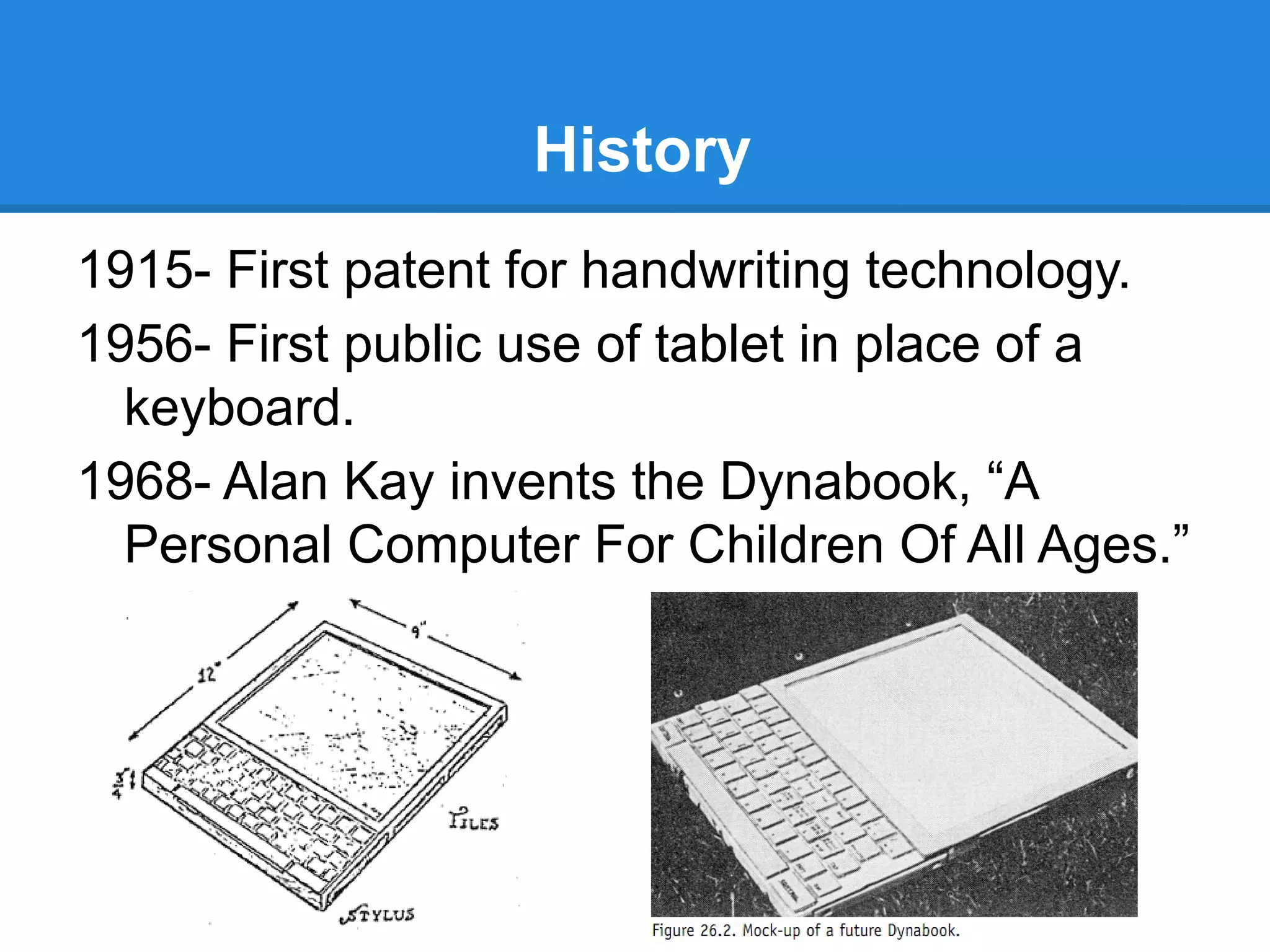 Emerging technology presentation tablets | PPT
