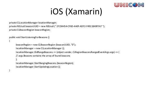 Developing Context Aware Applications With Ibeacons Technology