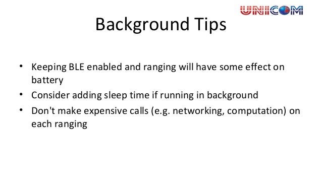 Developing Context Aware Applications With Ibeacons Technology