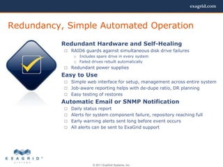 Emerging Tech Showcase Exagrid | PPT