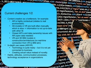 Emerging technologies: augmented (AR) and virtual reality (VR) | PPT