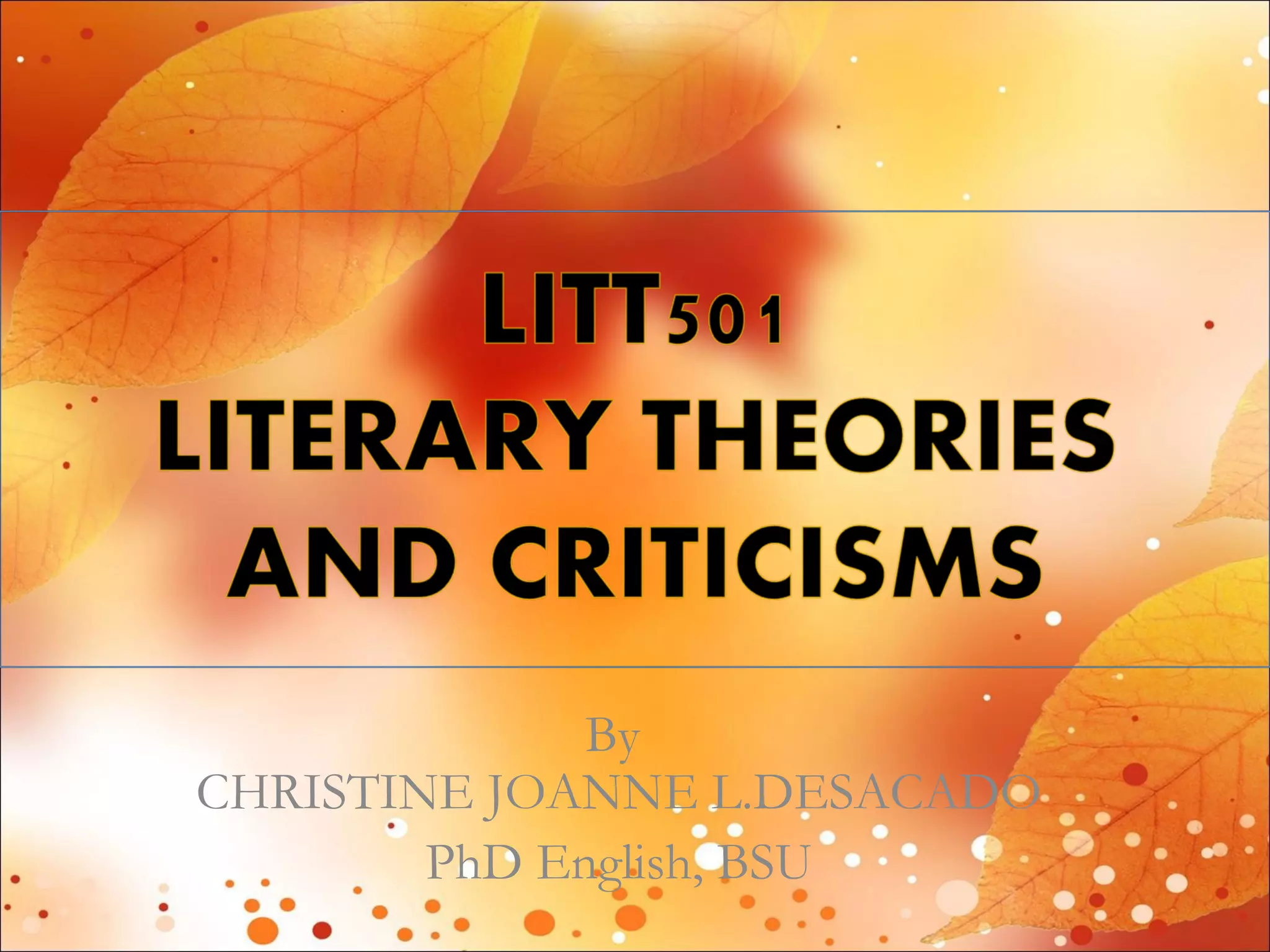 Emerging Theories | PPT