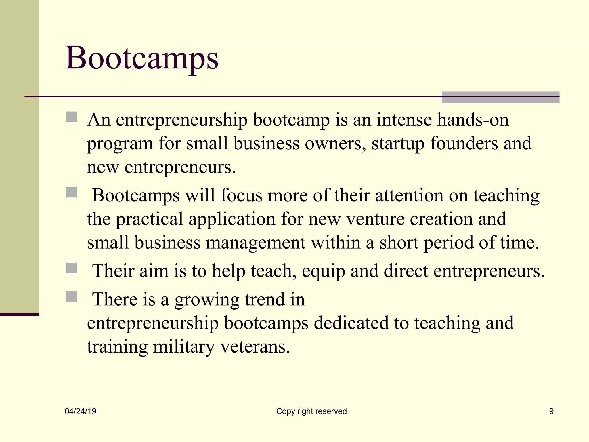 Emerging trend in entrepreneurship | PPT