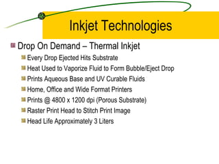 Emerging Trends of Industrial Inkjet Printing | PPT