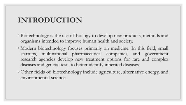 Emerging Trends in Biotechnology.pptx | Biotech and Biomedical Industry ...
