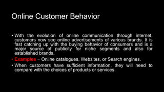 Emerging trends in consumer behavior | PPTX