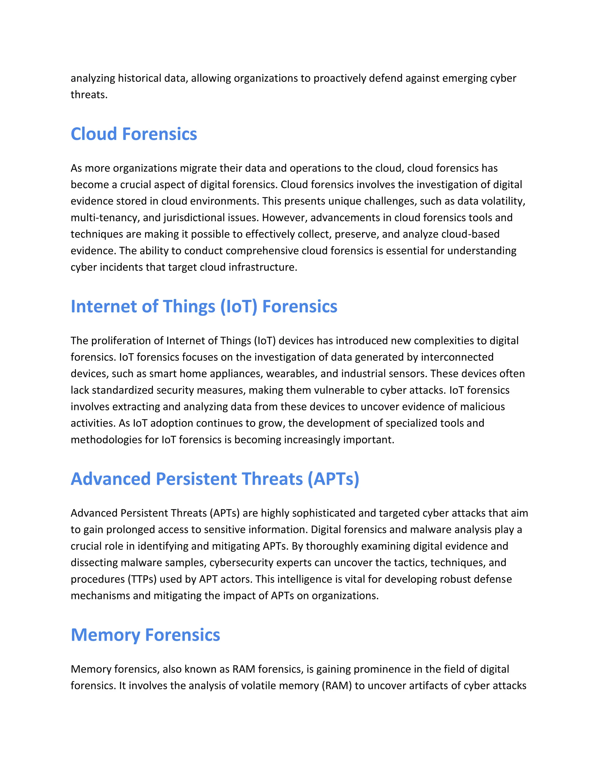 Emerging Trends in Digital Forensics and Malware Analysis for ...
