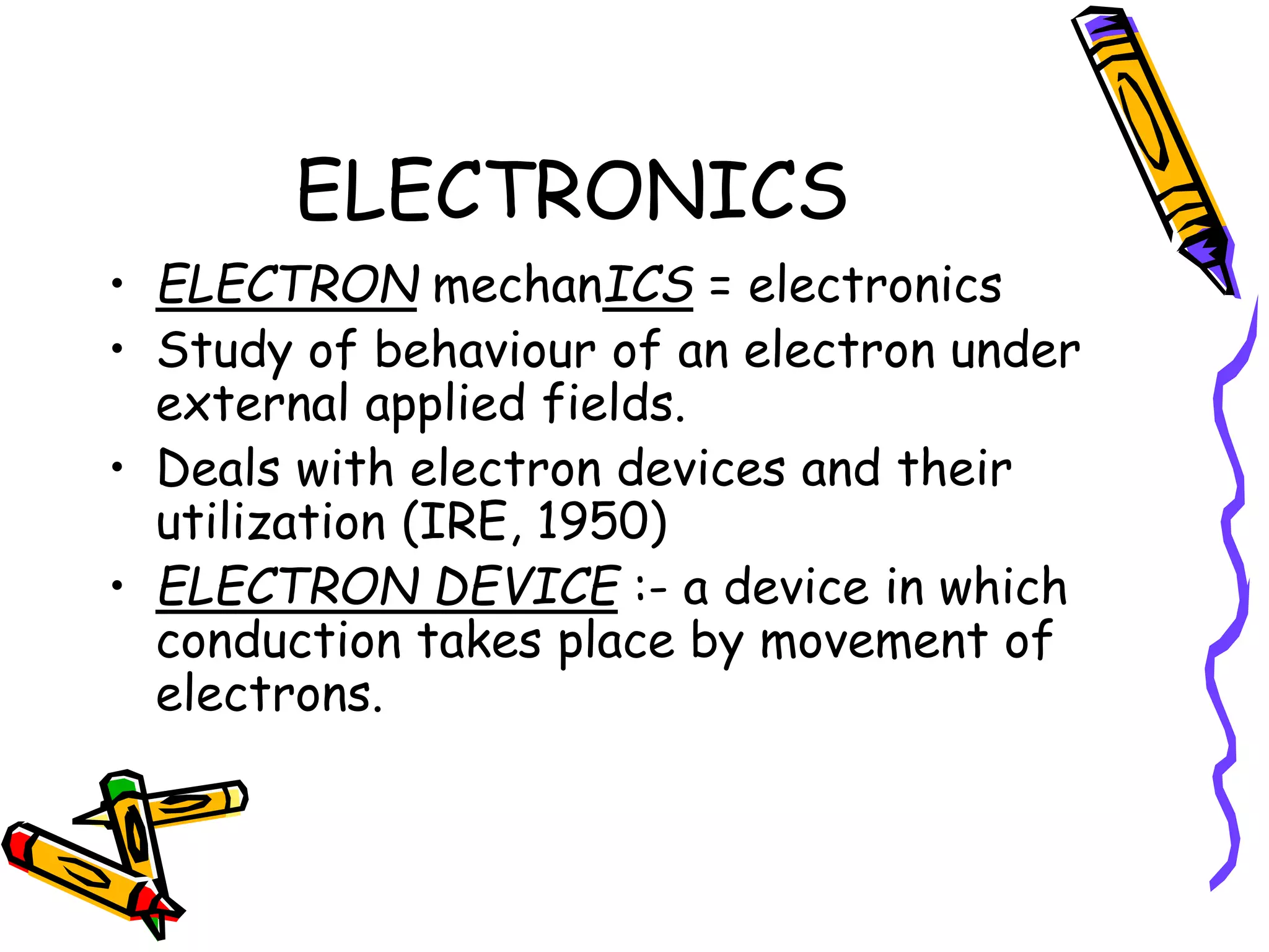 Emerging trends in electronics | PPT