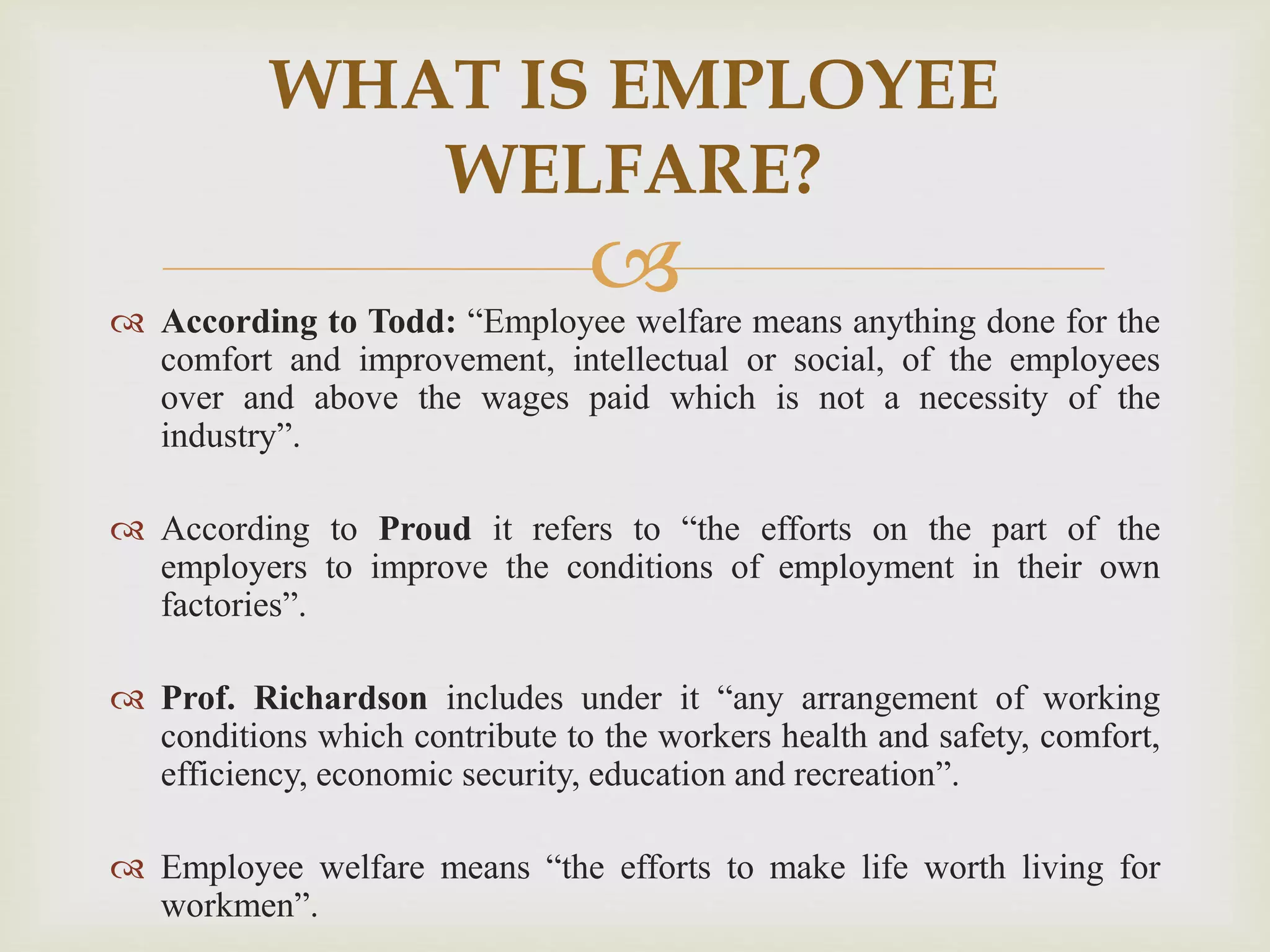 Emerging trends in employee and labour welfare in india | PPTX