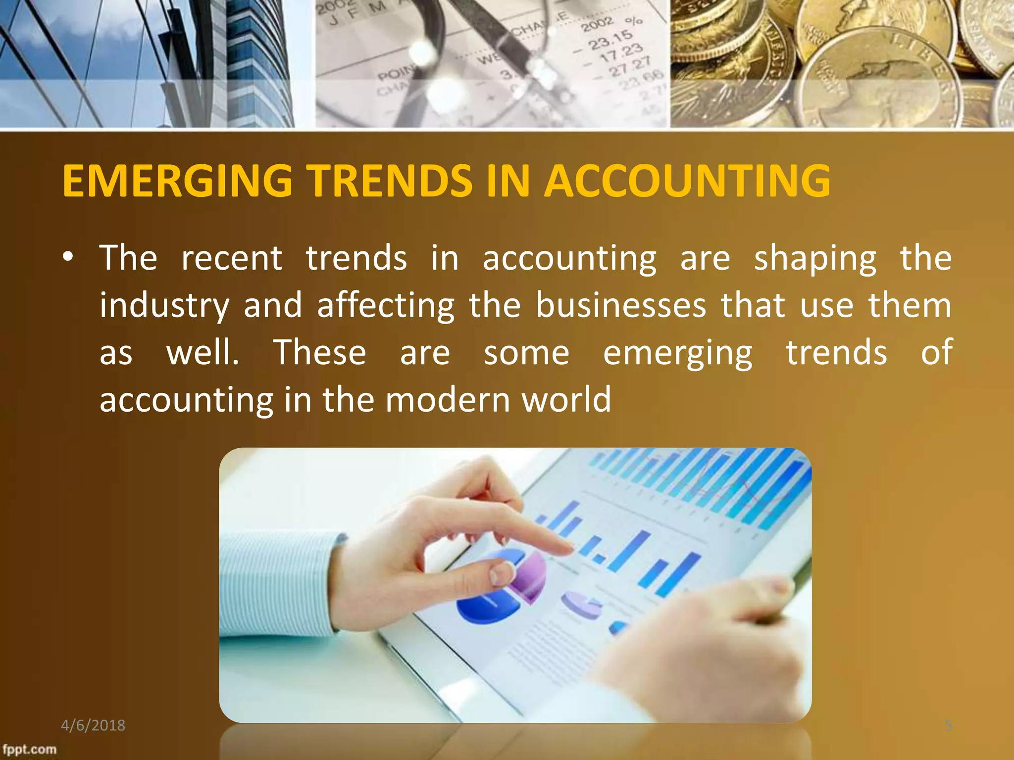 Emerging trends in financial accounting | PPTX