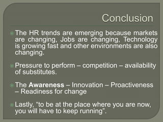 Emerging trends in HRM | PPTX
