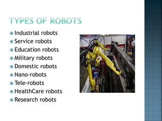 Emerging trends in industrial robotics | PPTX