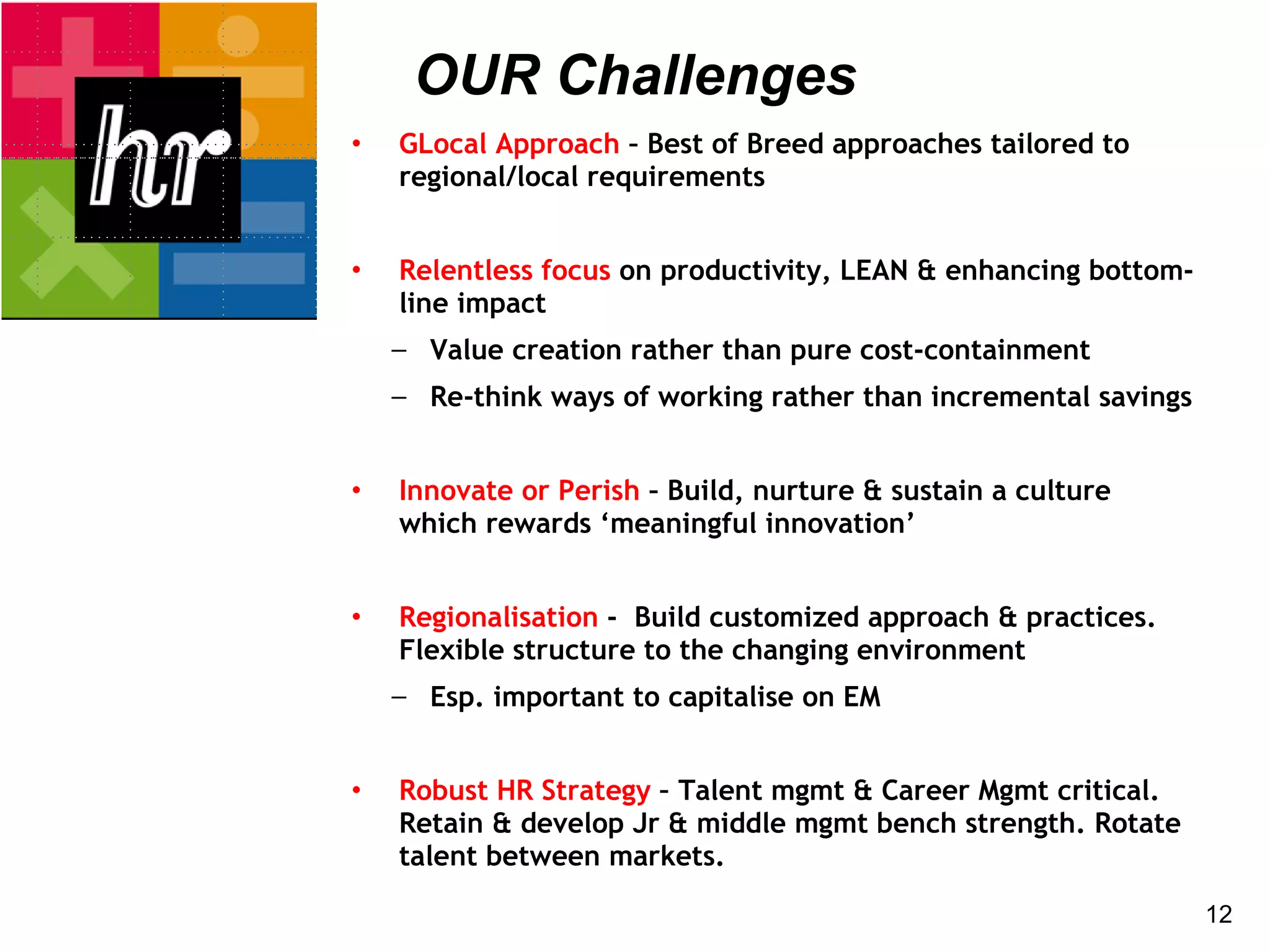 Emerging Trends In Pharma - HR Update | PPT