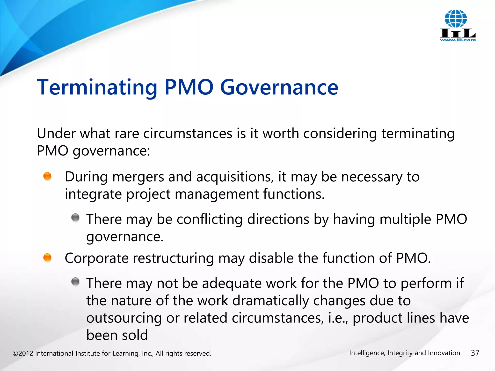 Emerging Trends in PMO Governance | PPTX