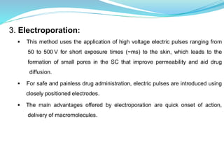 Emerging trends in transdermal drug delivery technology.pptx version 1 ...
