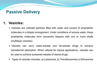 Emerging trends in transdermal drug delivery technology.pptx version 1 ...