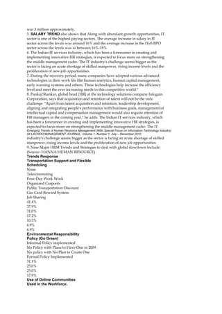 Emerging trends of human resource management | DOCX