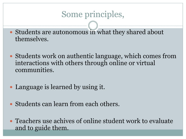 Emerging uses of technology in language teaching and learning | PPTX