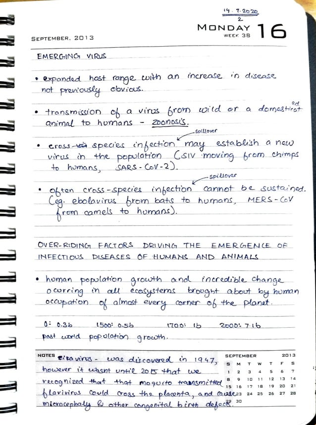 Virology Notes 2020 #22: Emerging viruses | PDF Virology Notes 2020 #22: Emerging viruses | PDF