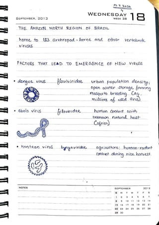 Virology Notes 2020 #22: Emerging viruses | PDF