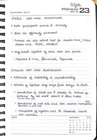 Virology Notes 2020 #22: Emerging viruses | PDF