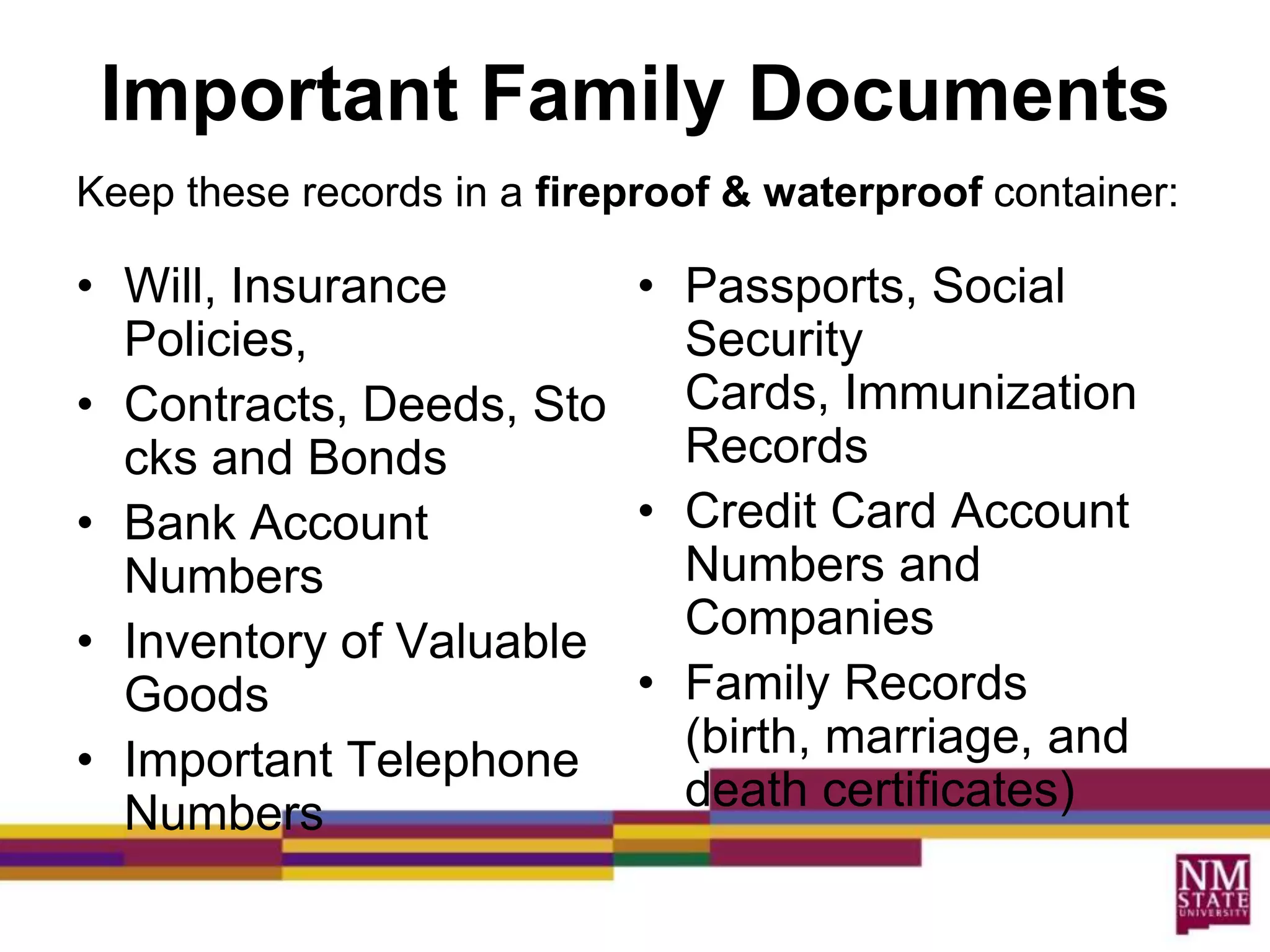 Emergency Preparedness at Home | PPTX