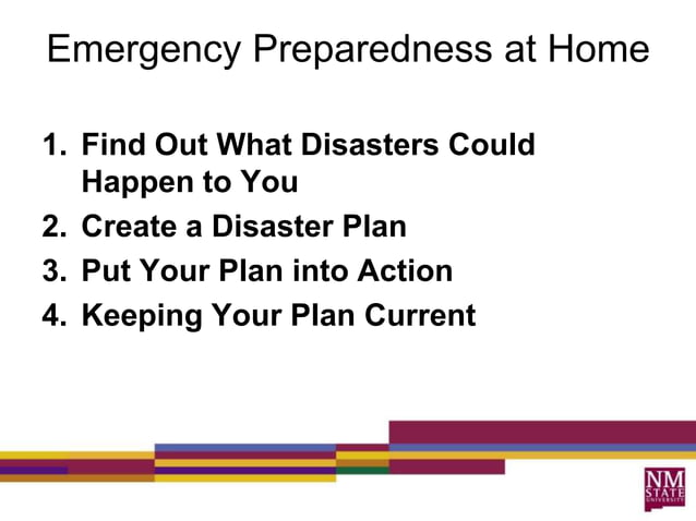 Emergency Preparedness at Home | PPTX | First Aid | Injuries