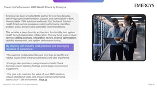 Optimizing IT Operations with BMC Solutions | Emergys | PPTX