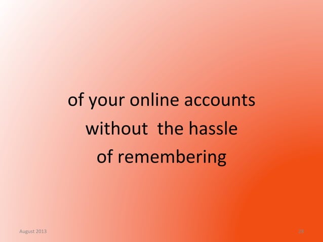 LAST PASS TUTORIALS | PPT