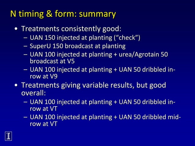 4. Corn Nitrogen Management - Emersion Nafziger | PPT