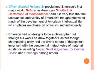 Ralph Waldo Emerson | PPTX