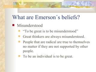 Emerson analysis | PPT