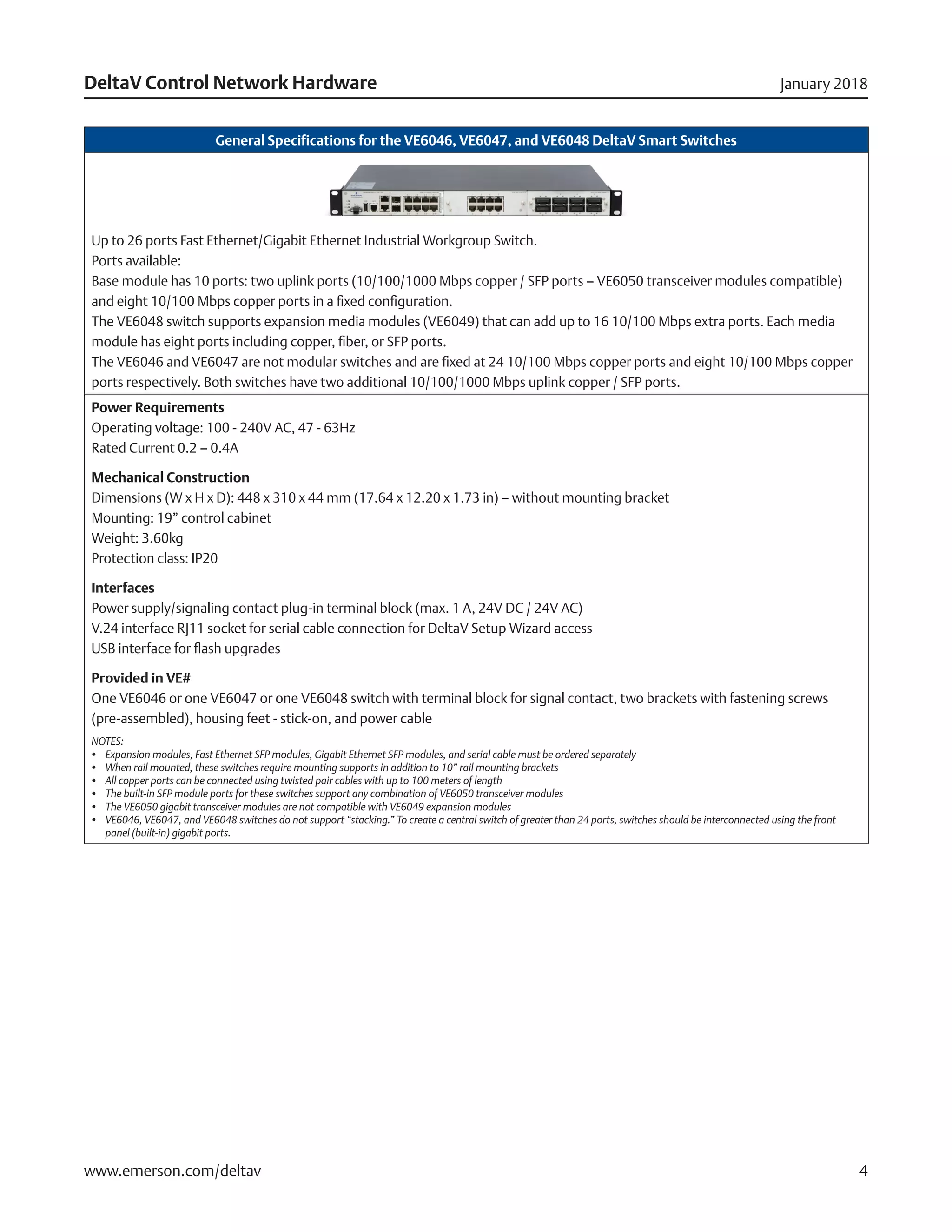 Emerson DeltaV Control Network | PDF