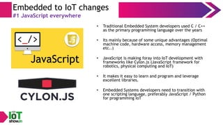 Demystifying IoT skills : What does it take to become a FullStack IoT engineer? | PPT