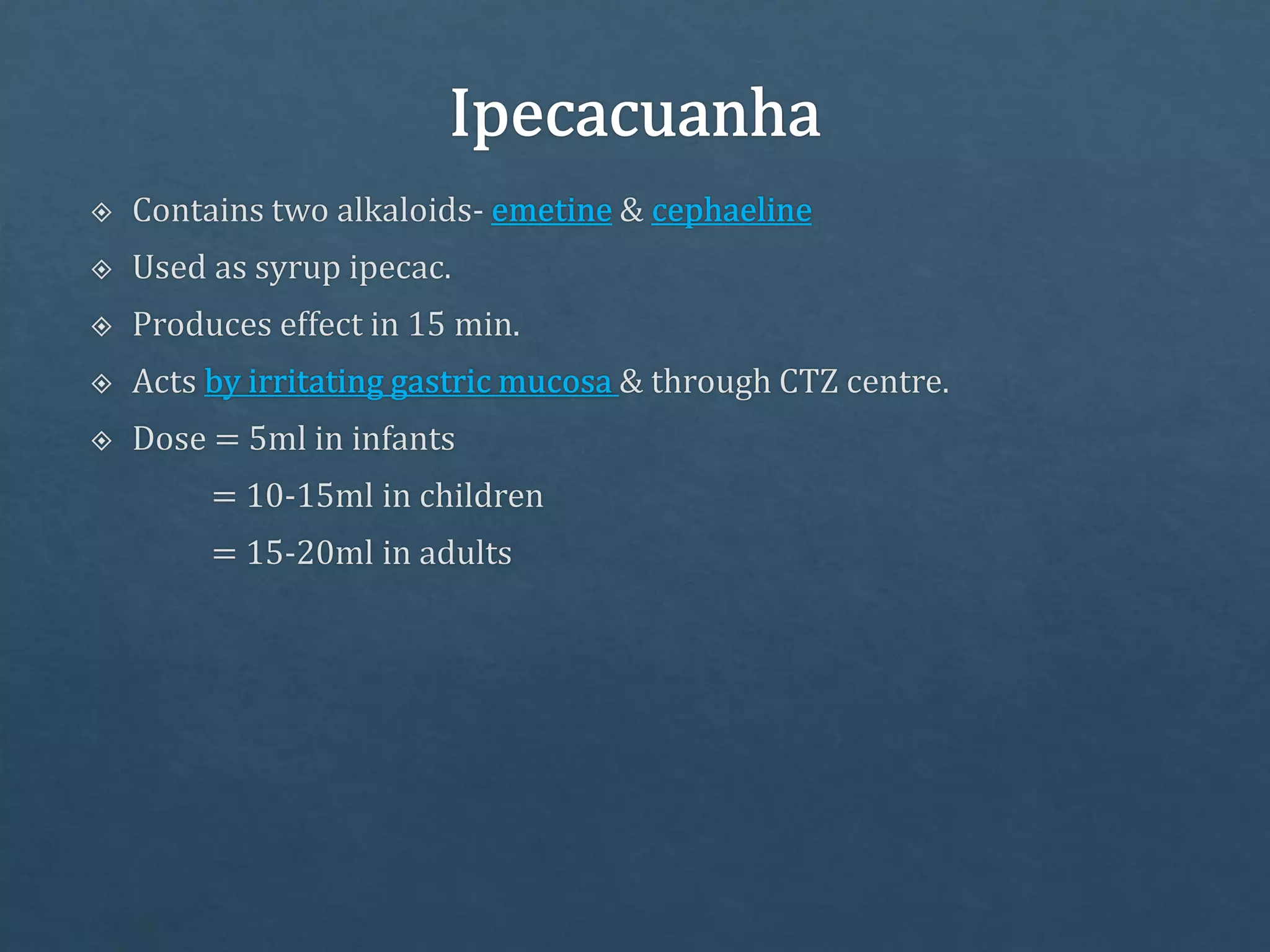 Emesis and anti emetic drugs | PPTX