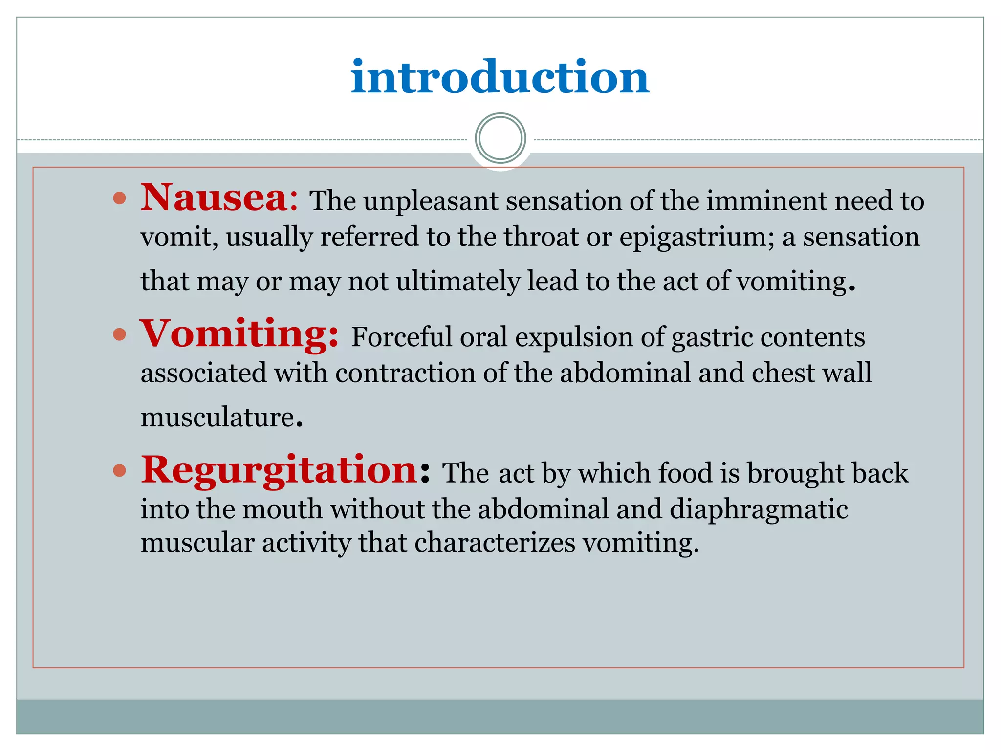Emesis /CINV | PPTX