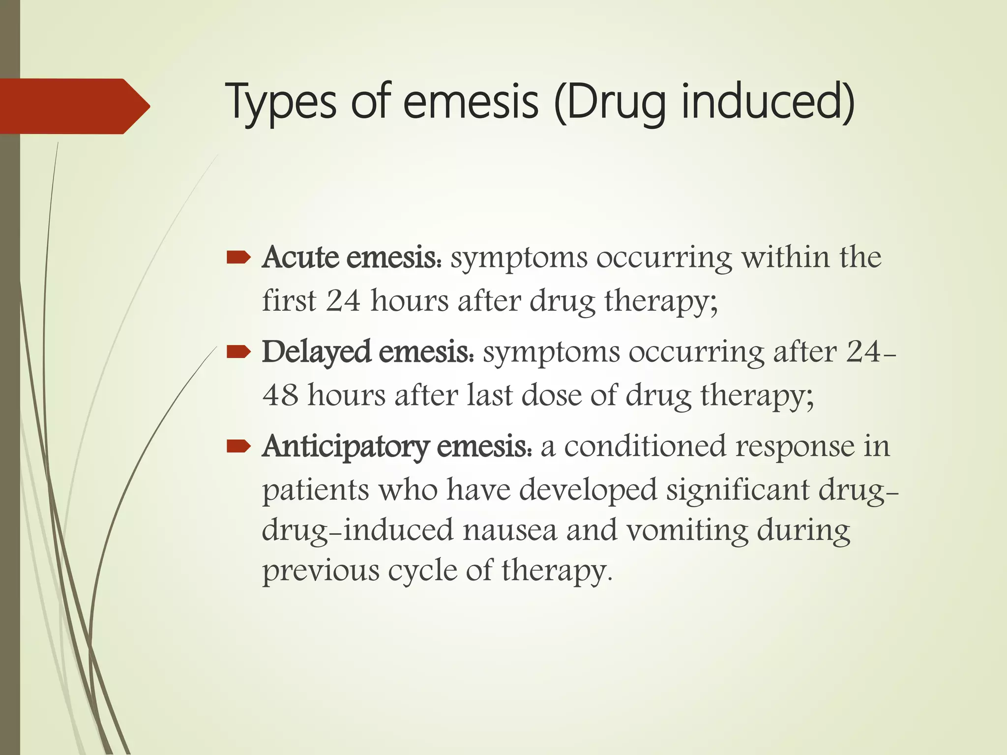 Emesis & anti emetics medications | PPT