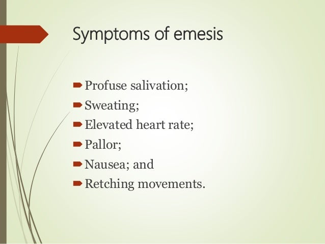 Emesis & anti emetics medications