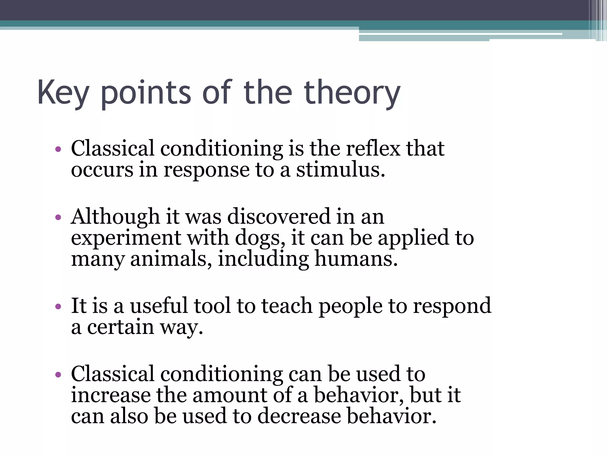 Classical Conditioning | PPTX | Education