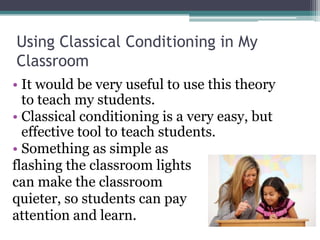 Classical Conditioning | PPTX | Education