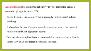 EMETIC AND ANTI- EMETIC DRUGS PHARMACOLOGY.pptx