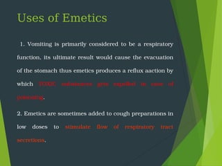 Emetic and expectorant | PDF