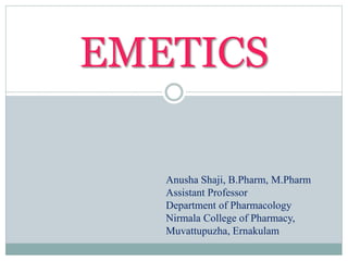 EMETICS | PPTX
