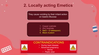 Emetics & Anti-emetics presentation for pharmacy students | PPTX