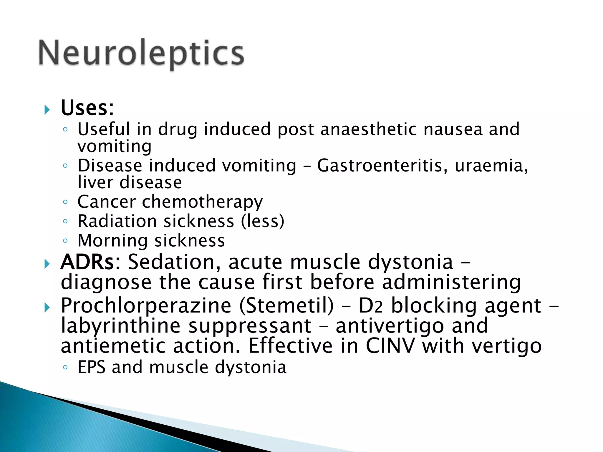 Emetics and antiemetics | PPTX