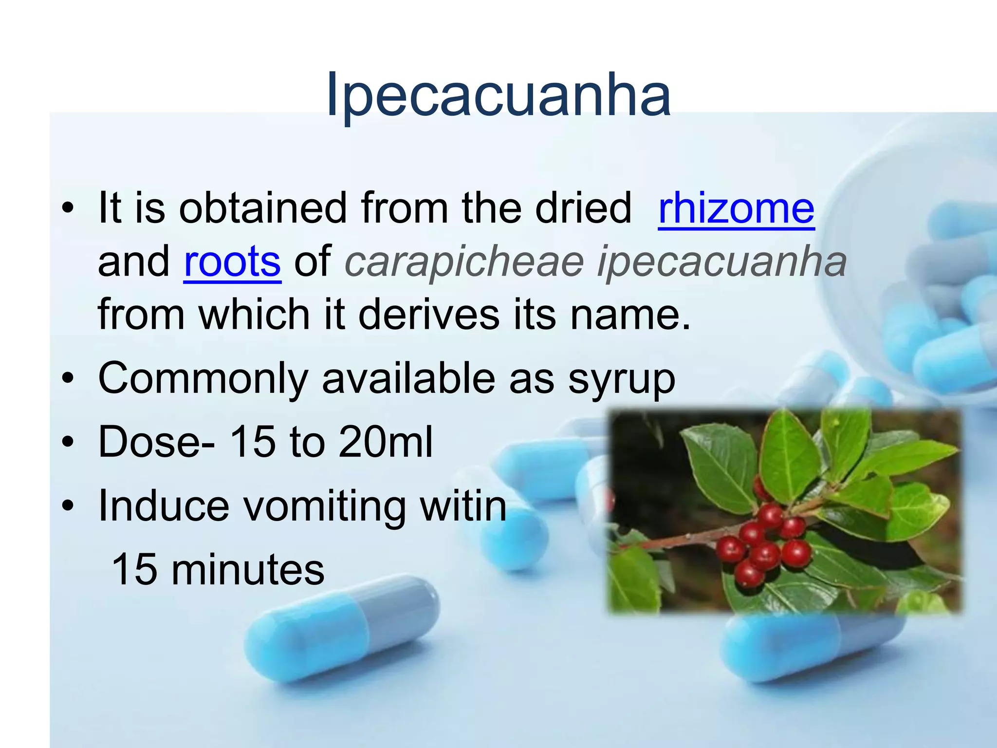 Emetics and antiemetics | PPTX