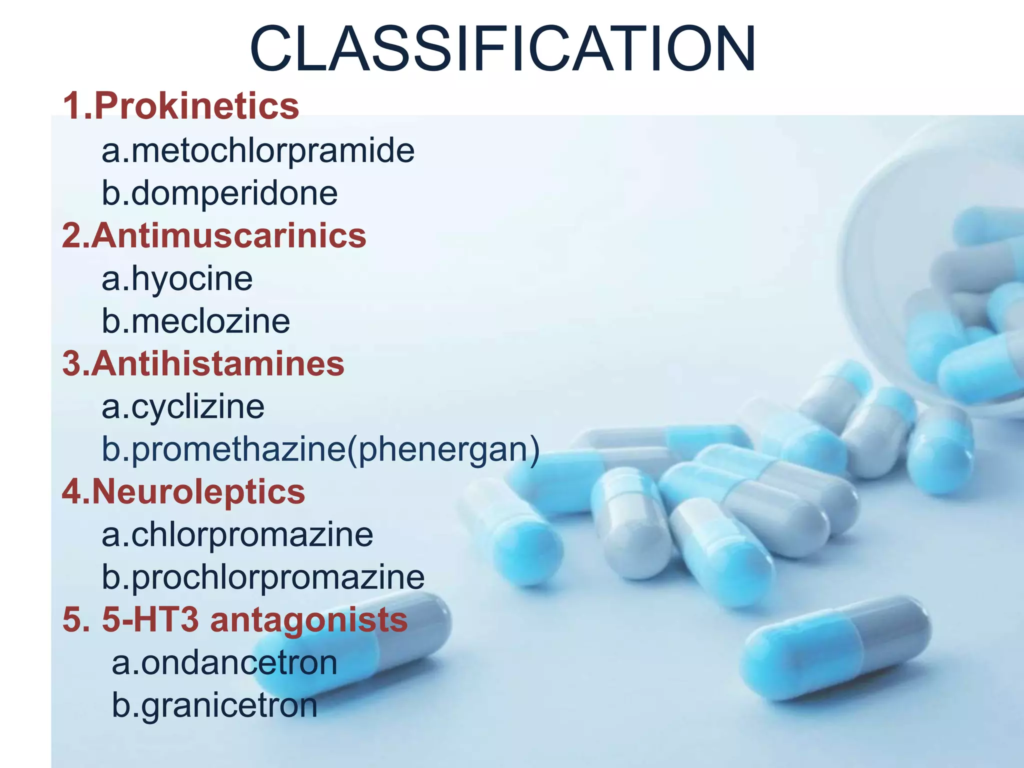 Emetics and antiemetics | PPTX