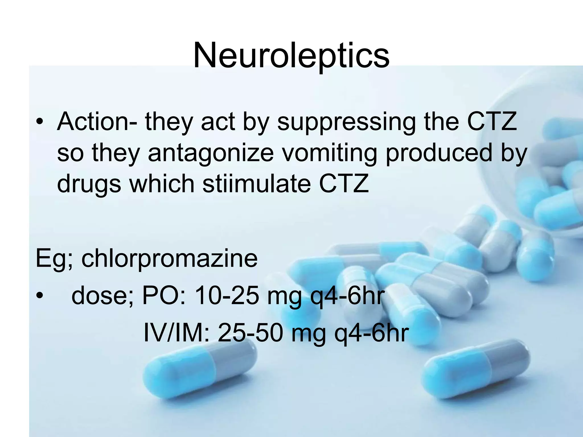 Emetics and antiemetics | PPTX